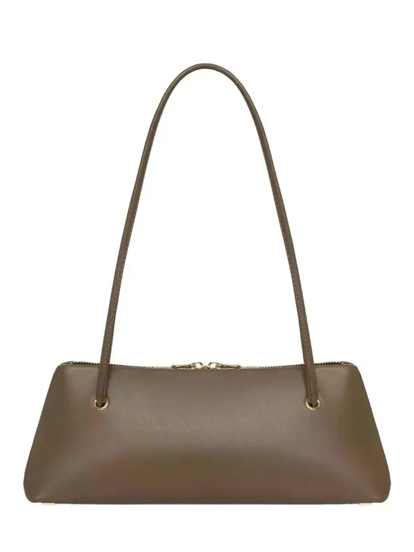 0711 TBILISI Leslie Zip Shoulder Bag - Brown