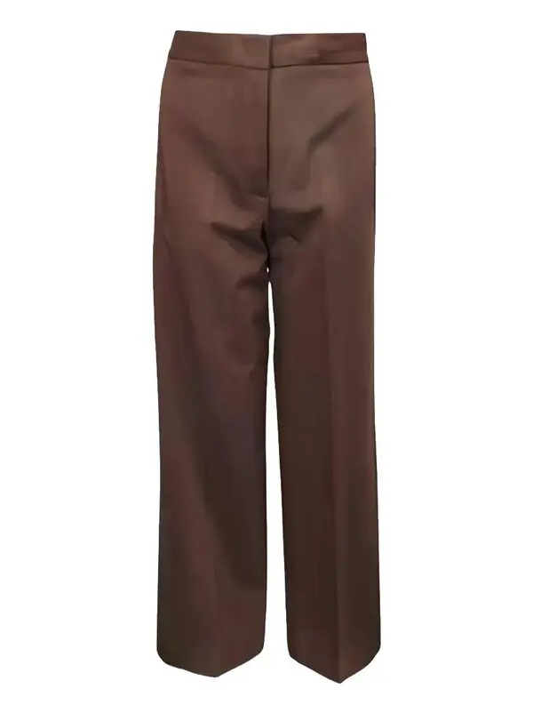 Fabiana Filippi Tailored Cropped Trousers - Brown