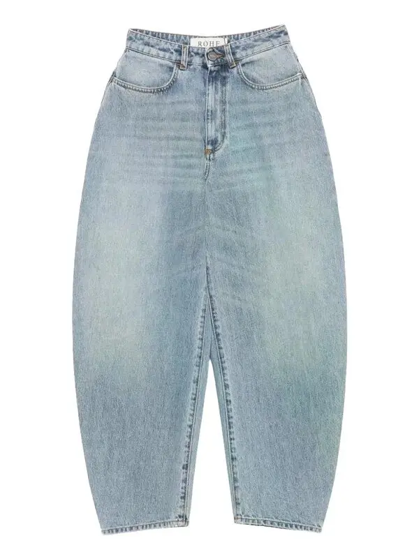 RÓHE Sculptural Button-fastening Jeans - Blue
