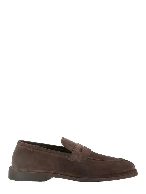 ALEXANDER HOTTO Penny-strap Loafers - Brown