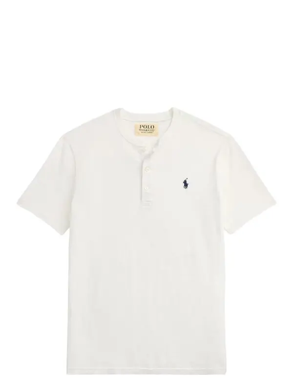 Polo Ralph Lauren Henley Short-sleeve T-shirt - White