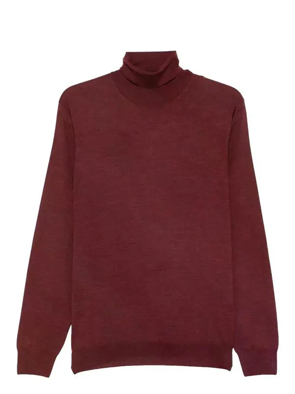 Corneliani Rollneck Sweater - Red