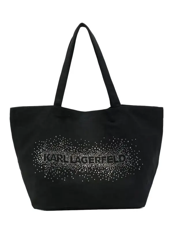 Karl Lagerfeld Logo-embellished Tote - Black