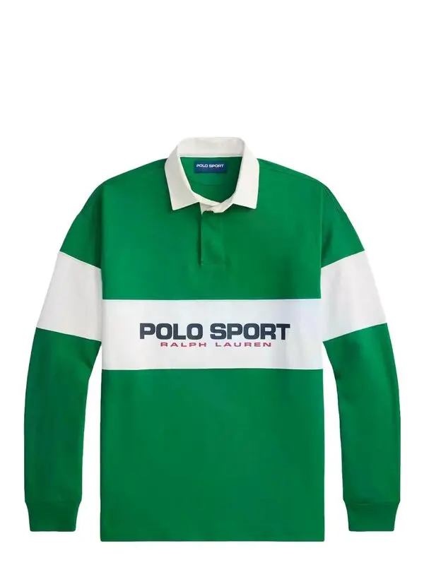 Polo Ralph Lauren Sport-rugby Long-sleeves Polo Shirt - Green