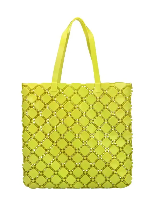 Melissa Mogu Beaded Tote Bag - Green