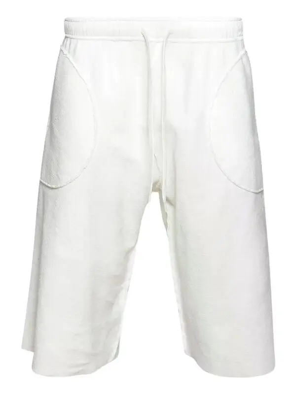 MAISON MARGIELA Appliqué Drawstring Shorts - White