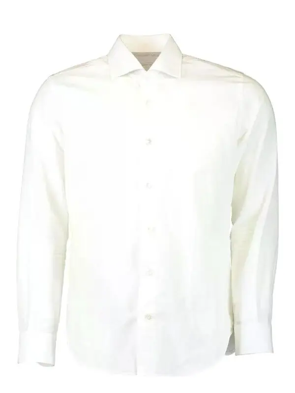 Eleventy Long-sleeve Shirt - White
