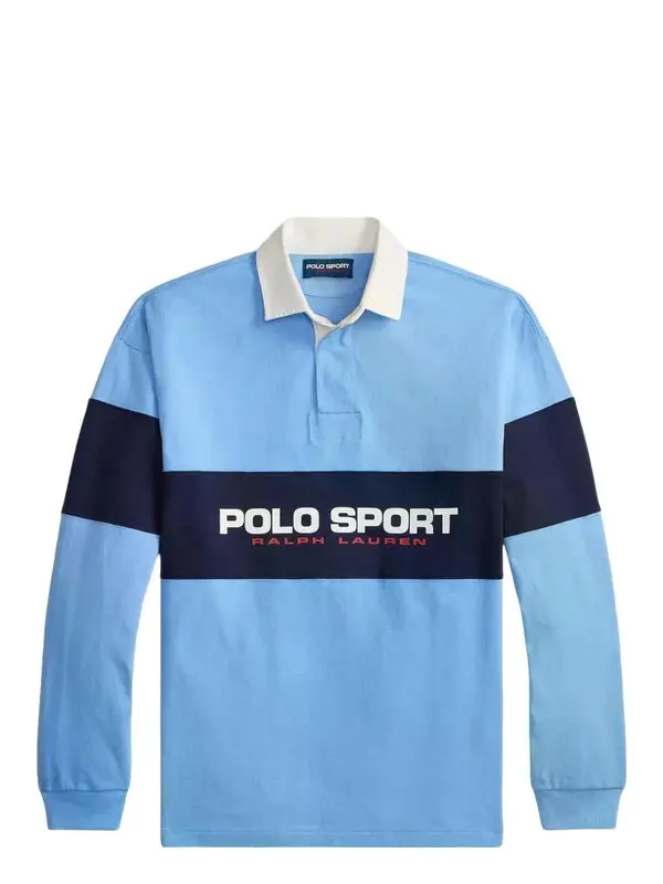 Polo Ralph Lauren Colourblock Rugby Sweater - Blue