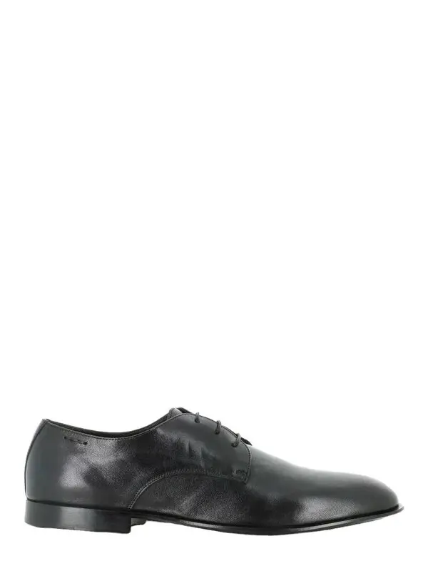 ALEXANDER HOTTO Lace-up Leather Derby Shoes - Black