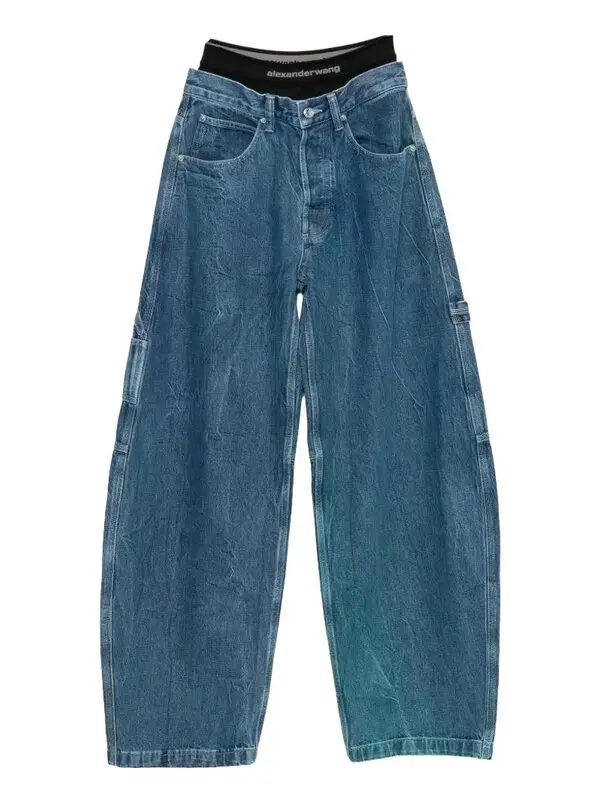 Alexander Wang Cotton Mid-rise Jeans - Blue