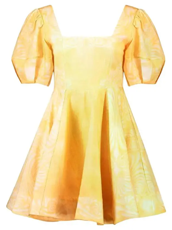 KATE FORD Mimosa Bando Dress - Yellow