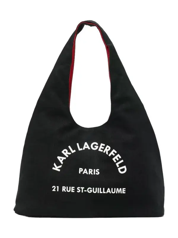Karl Lagerfeld Logo-print Tote - Black