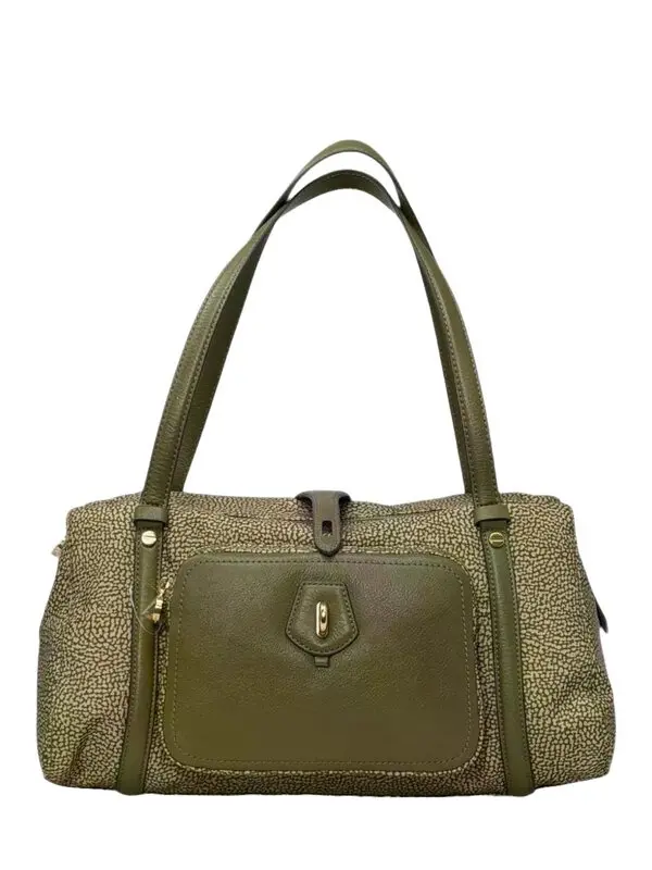 Borbonese Printed Shoulder Bag - Green