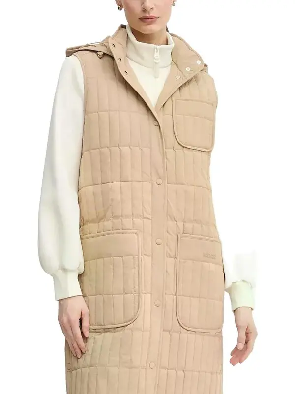Mackage Quilted Hooded Gilet - Neutrals