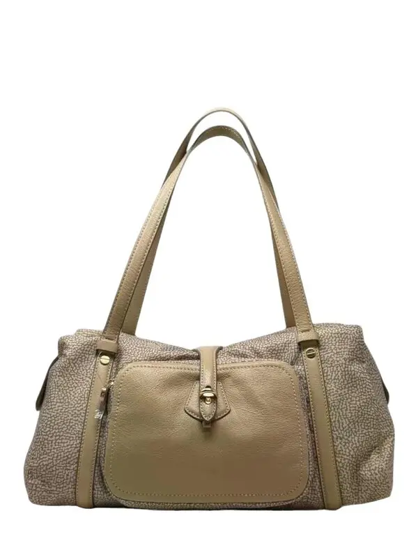 Borbonese Printed Shoulder Bag - Neutrals