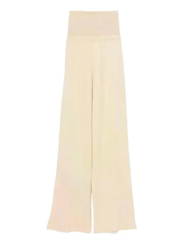AYA MUSE Wide-leg Trousers - Neutrals