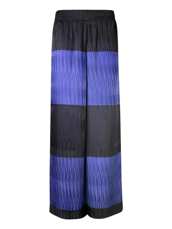 Rianna + Nina Melina Striped Trousers - Black