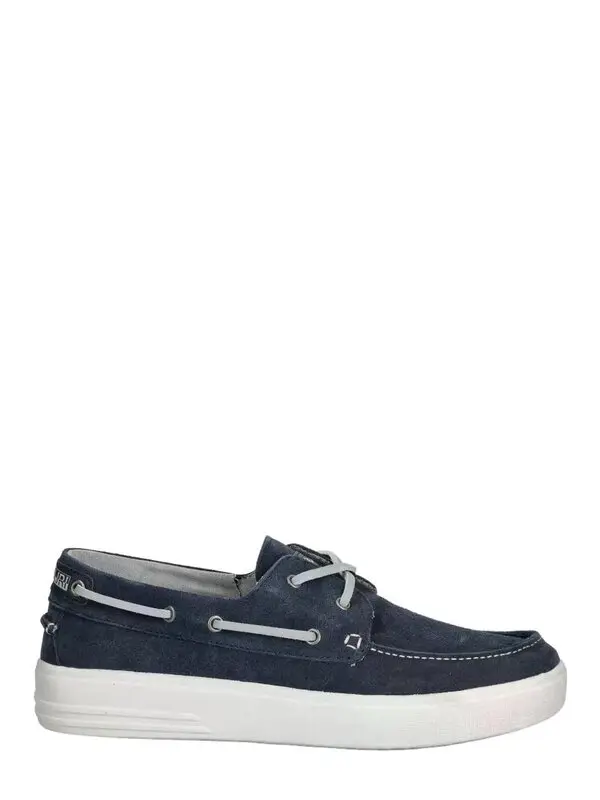 NAPAPIJRI Bark Suede Boat Shoes - Blue