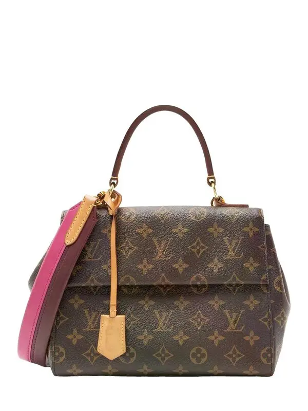 LOUIS VUITTON 2018 Cluny Bb Monogram Tote - Brown