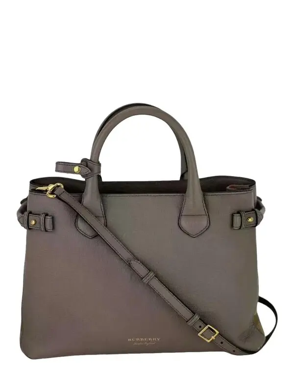 Burberry Banner House Handbag - Grey