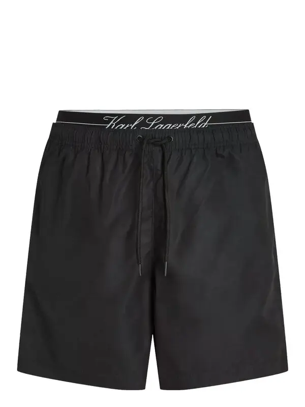 Karl Lagerfeld Swim Shorts - Black