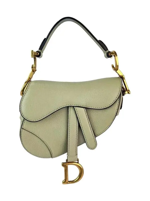 Dior Saddle Bag With Removable Strap - Green