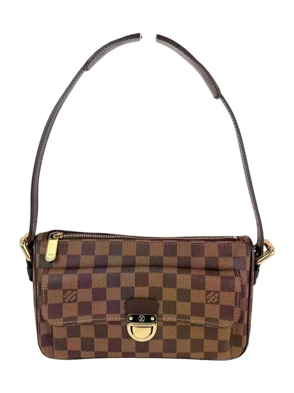 LOUIS VUITTON Ravello Gm Checked Shoulder Bag - Brown