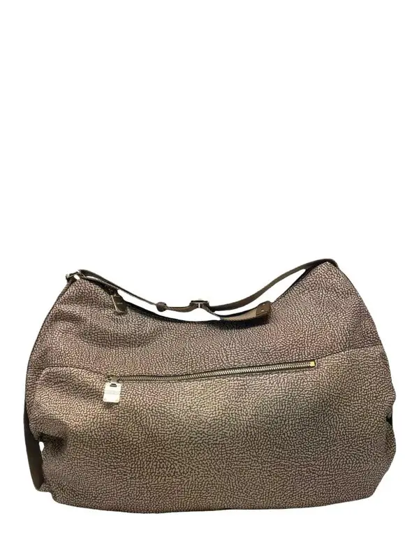 Borbonese Printed Luna Shoulder Bag - Brown