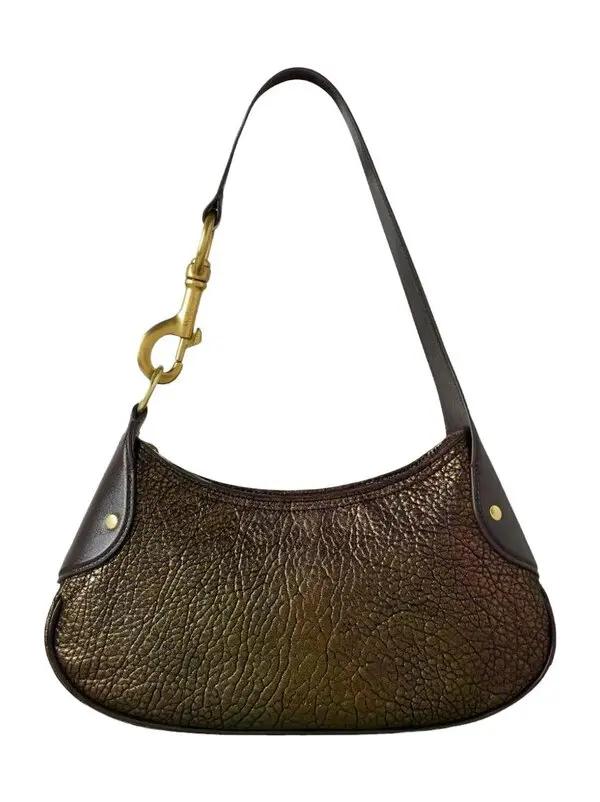 Mulberry Small Hackney Textured Shoulder Bag - Brown