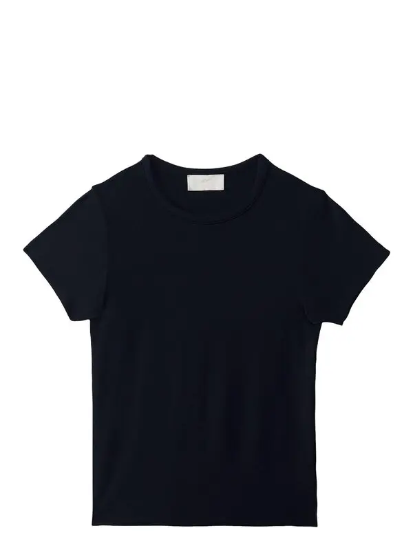 WAKAKUU Baby Tee Modal - Black