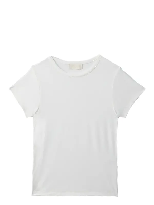 WAKAKUU T-shirt Baby Tee Modal - White