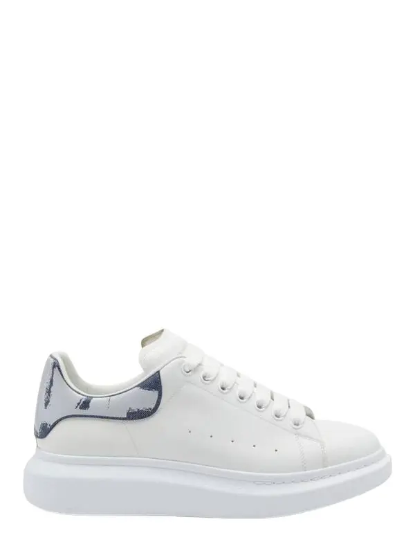 Alexander McQueen Oversized Sneakers - White/indigo