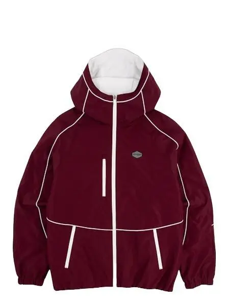 SYNA WORLD X Complexcon Special Edition Micro Ripstop Windbreaker Jacket - Burgundy