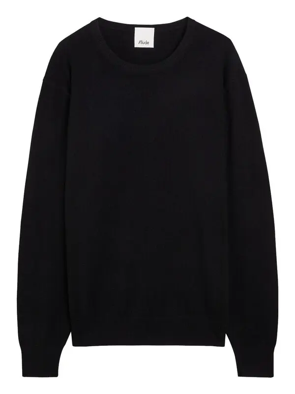 ALLUDE Cashmere Jumper - Black