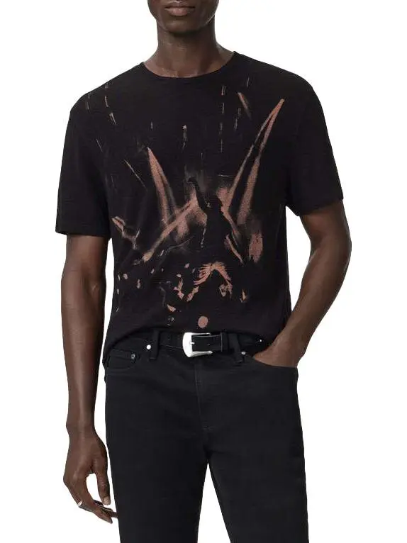 John Varvatos Disco Lights Graphic T-shirt - Black