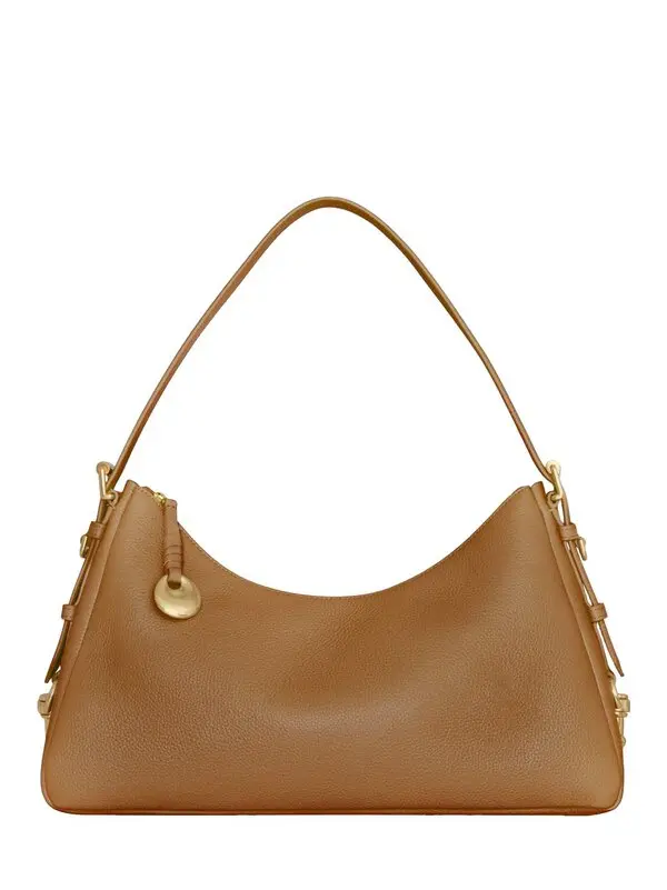 Rebecca Minkoff Large Mia Leather Shoulder Bag - Mocha