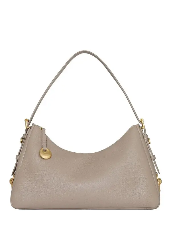 Rebecca Minkoff Large Mia Leather Shoulder Bag - Mushroom