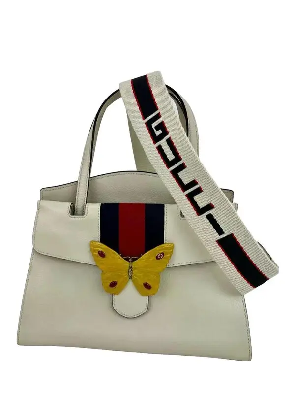 Gucci Medium Butterfly Totem Tote Bag - Neutrals