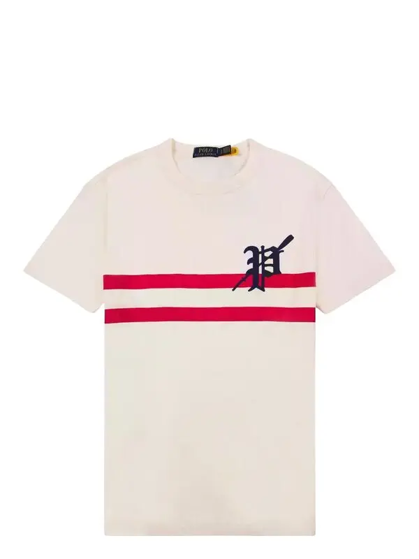 Polo Ralph Lauren Striped Gothic T-shirt - Neutrals
