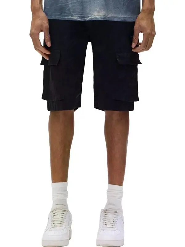 PURPLE BRAND Cargo Pockets Shorts - Black