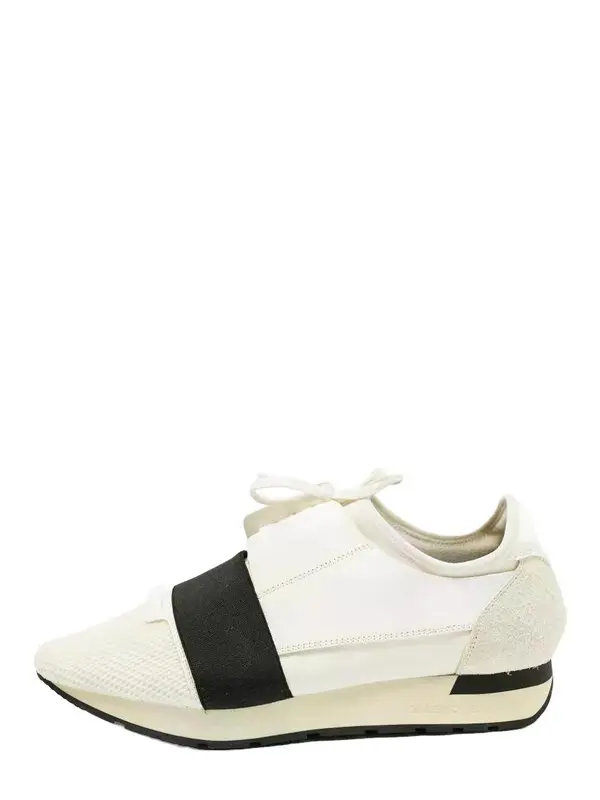 Balenciaga Runner Leather Trainers - Neutrals