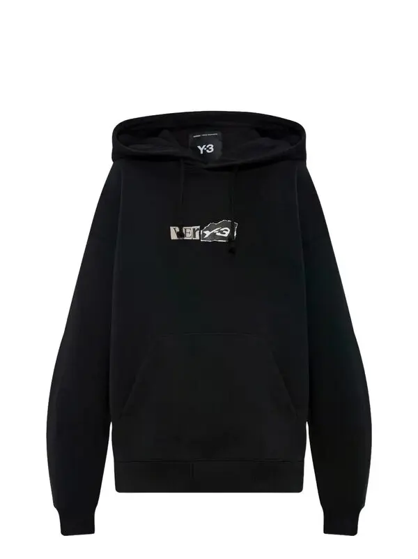 Y3 Graphic Hoodie - Black