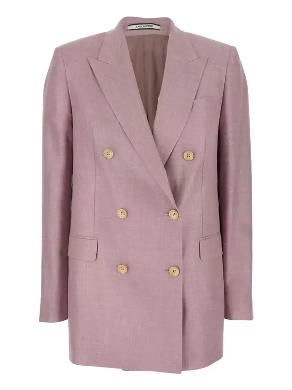 Tagliatore Double-breasted Blazer - Pink