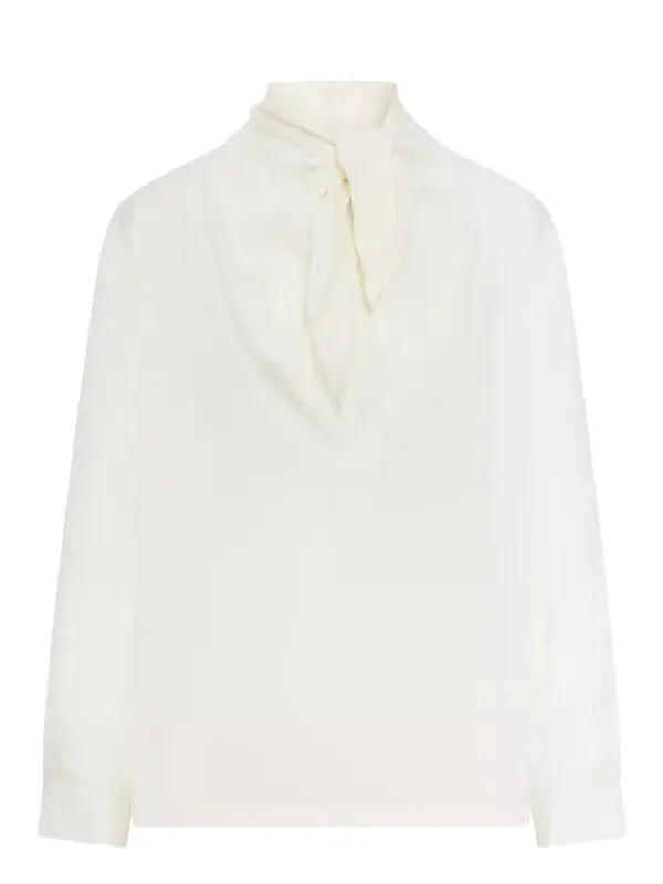 Max Mara Tie-neck Blouse - Neutrals