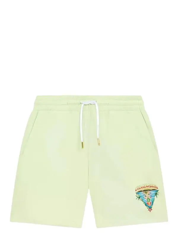 Casablanca Graphic-print Shorts - Green
