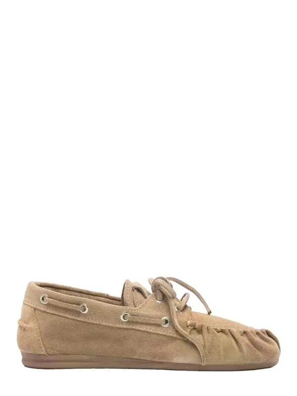ALOHAS Rowan Suede Loafers - Neutrals