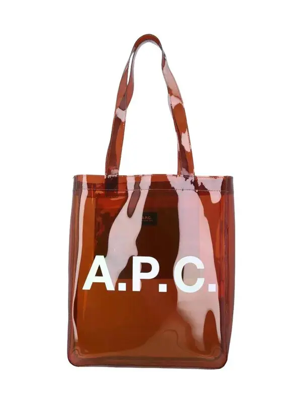 A.p.c. Lou Slip Pocket Tote Bag - Brown