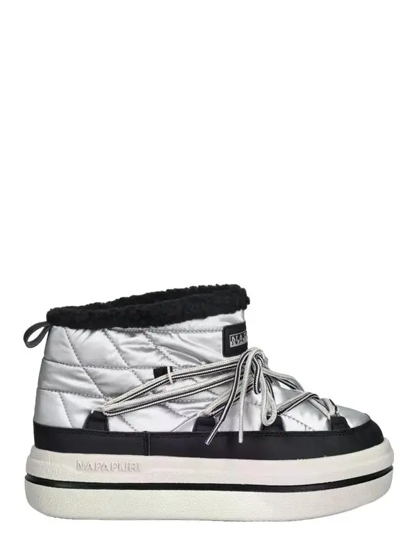 NAPAPIJRI Glacier Quilted Boots - Silver