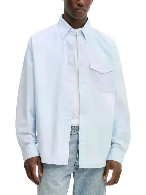 Filippa K Flap-pocket Shirt - Blue