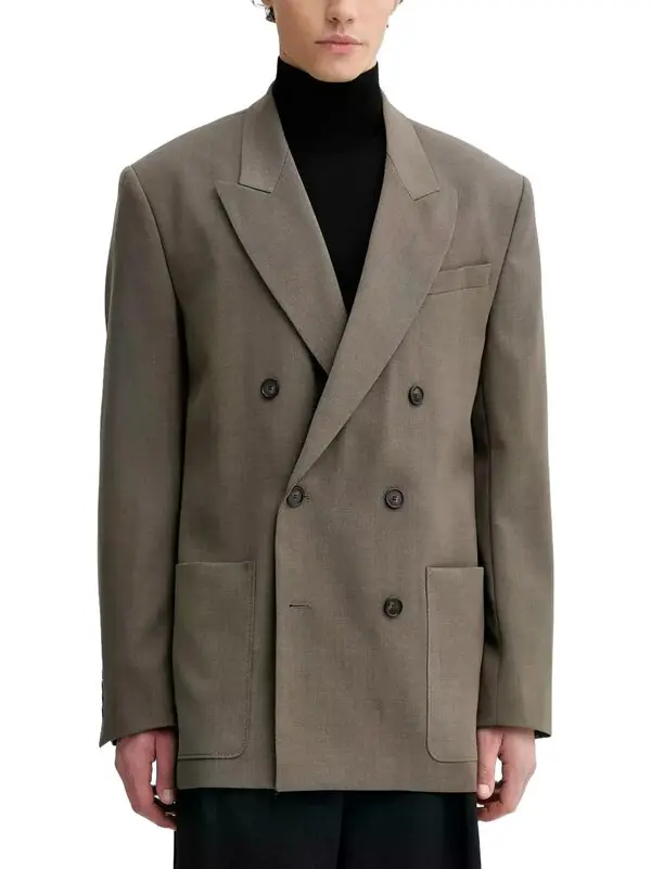 Filippa K Double-breasted Blazer - Brown